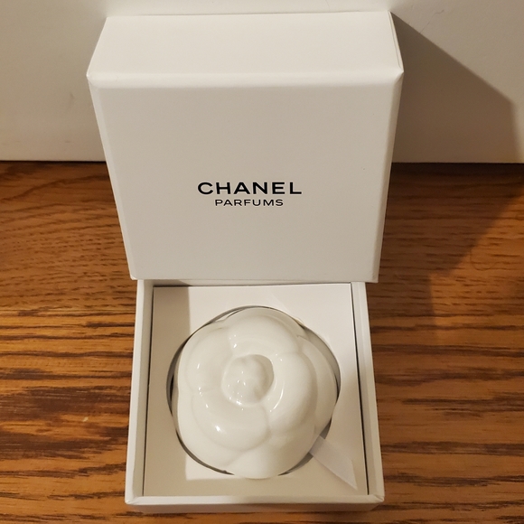 CHANEL | Accents | Chanel Parfumes Camellia Perfume Diffuserpaperweight ...